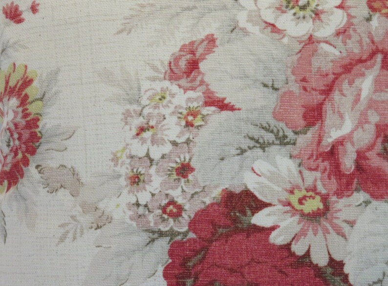 Waverly Norfolk Rose Pillow Cover, 17" Square, Farmhouse Floral in ...