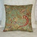Sea Green Paisley Floral Pillow Cover, Waverly Rhapsody Fabric, Jade ...