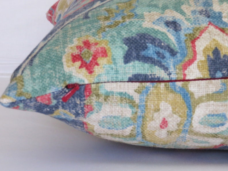 Colorful Ogee Medallion Pillow Cover Covington Hathaway in - Etsy