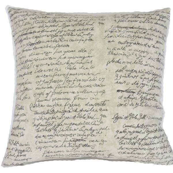 French Script Pillow - Etsy