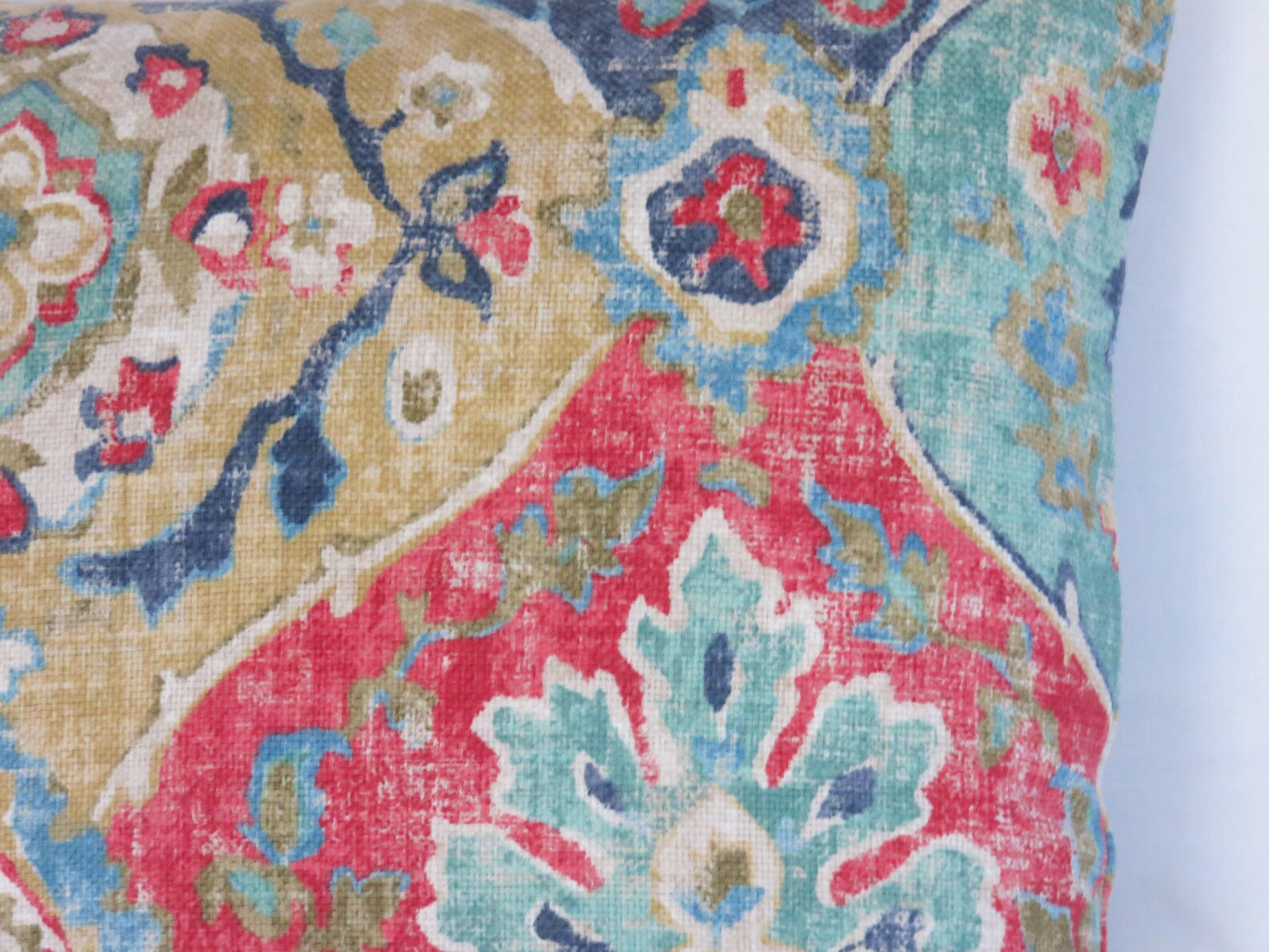 Colorful Ogee Medallion Pillow Cover Covington Hathaway in - Etsy