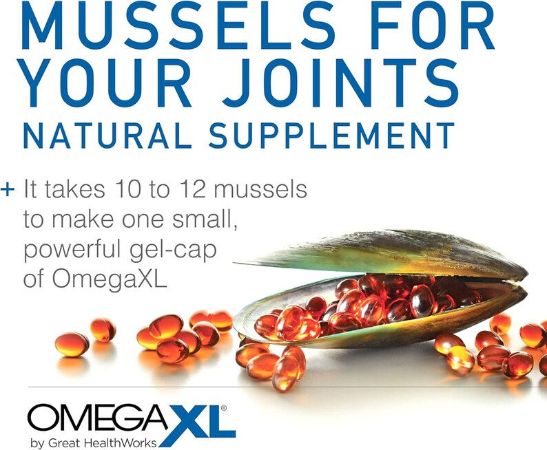 Omegaxl Joint Support Supplement, for Relief - Natural Muscle Support ...