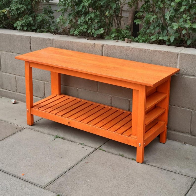Heavy-duty Workbench Build Plan: 7ft Sturdy Work Table With Storage ...