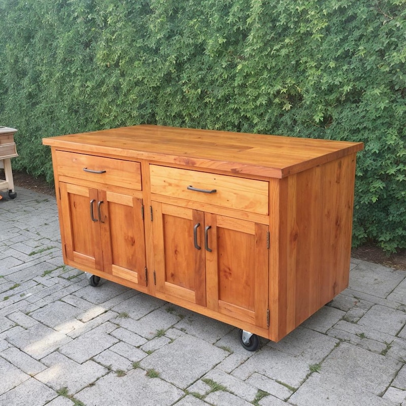 Butcher Block Table - Etsy