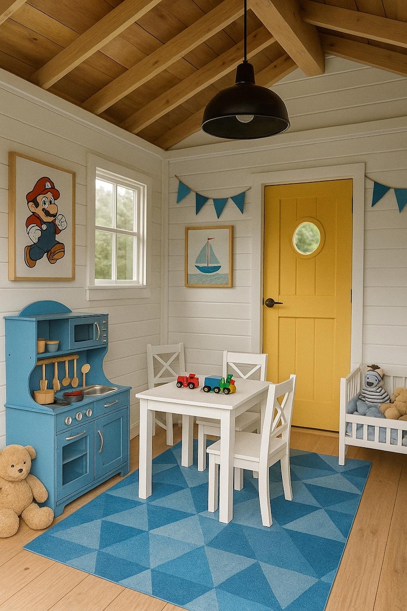 Playhouse Plan: Outdoor Playhouse With Porch (PDF Download) - Etsy