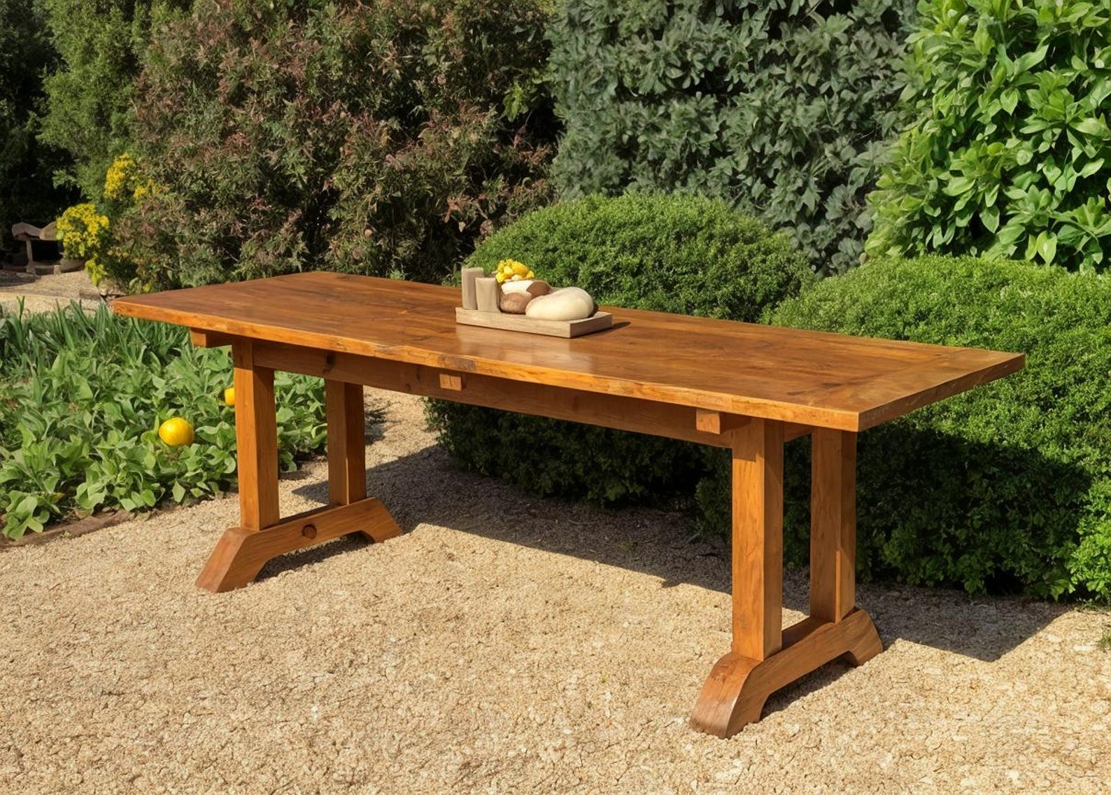 Large Wooden Farmhouse Table Build Plan (PDF) – Rustic Dining Table ...