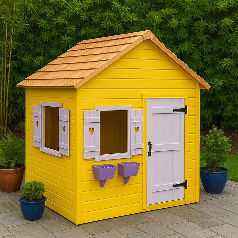 Kids Playhouse Plan: Outdoor Woodworking Plans for Children PDF ...