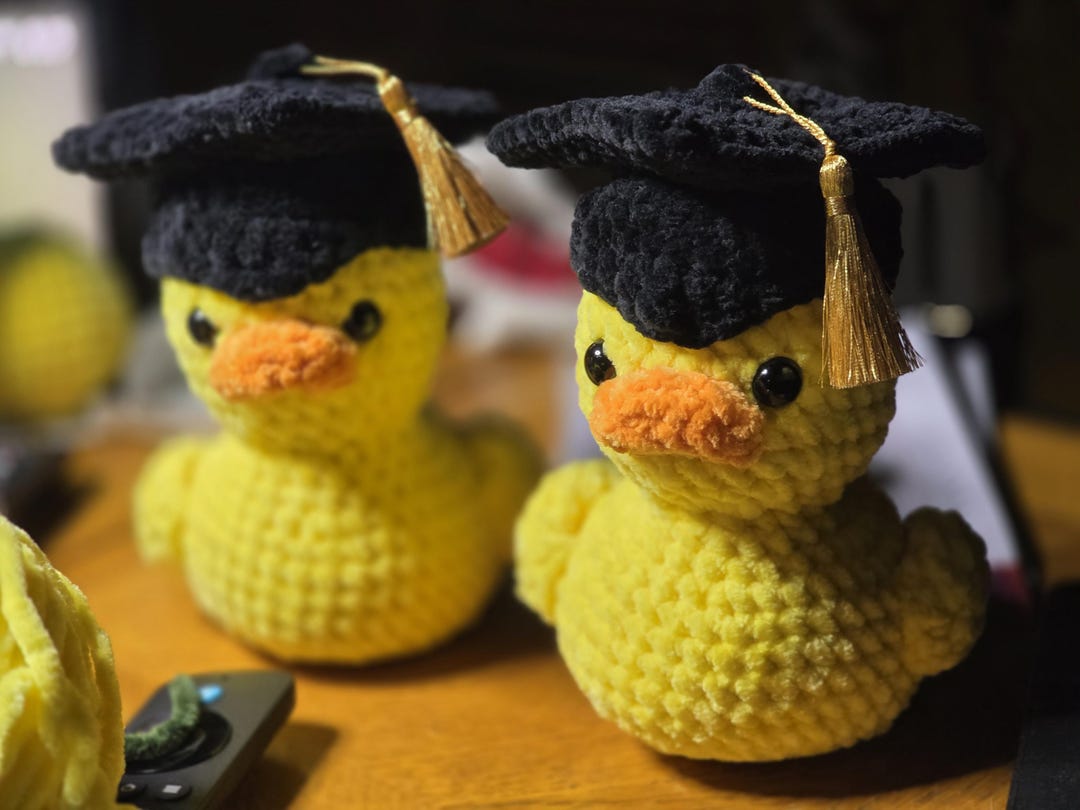 Handmade Crochet Graduation Duck Cruise - Etsy