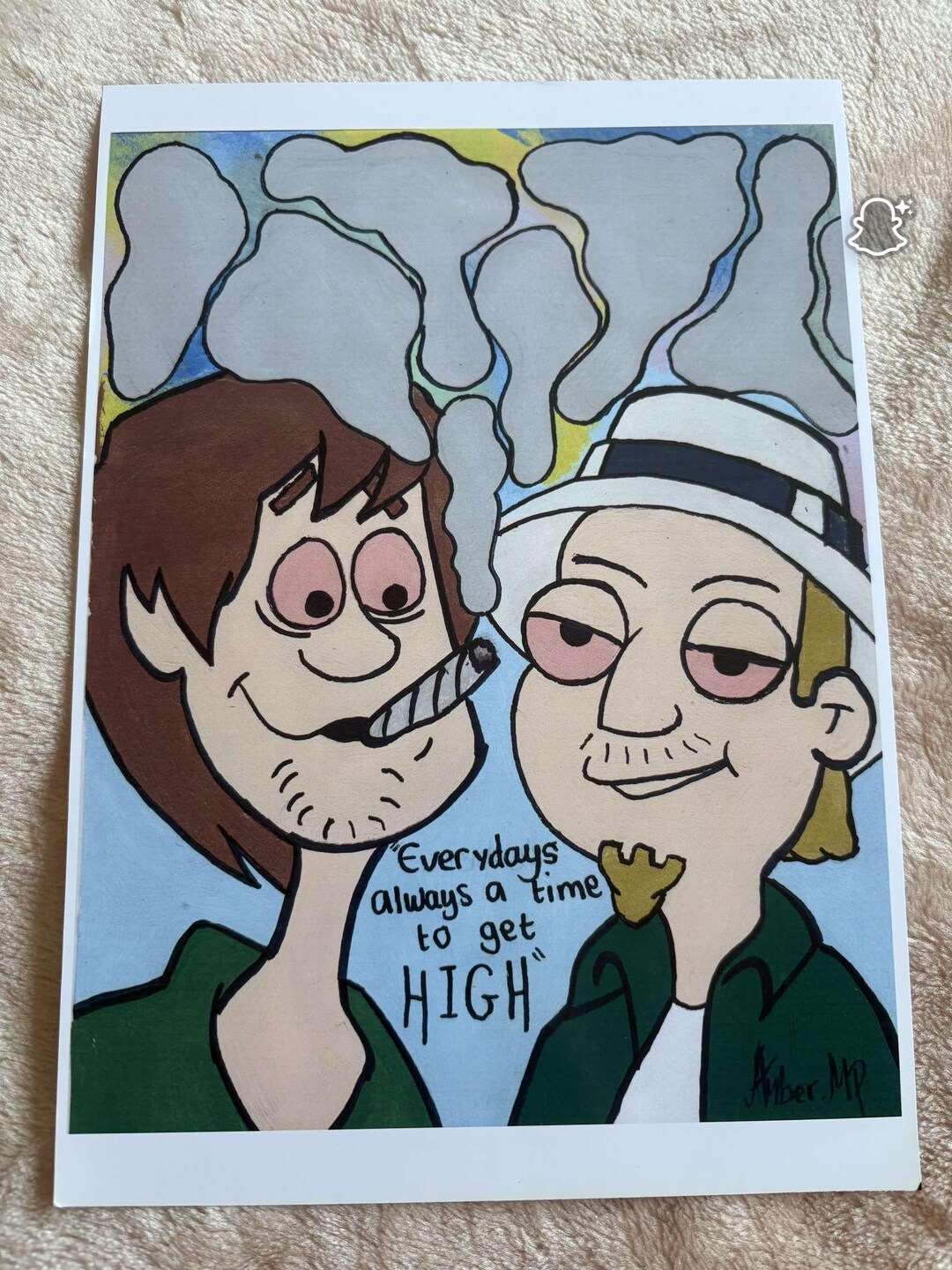 A4 Shaggy & Jeff Getting High Print - Etsy
