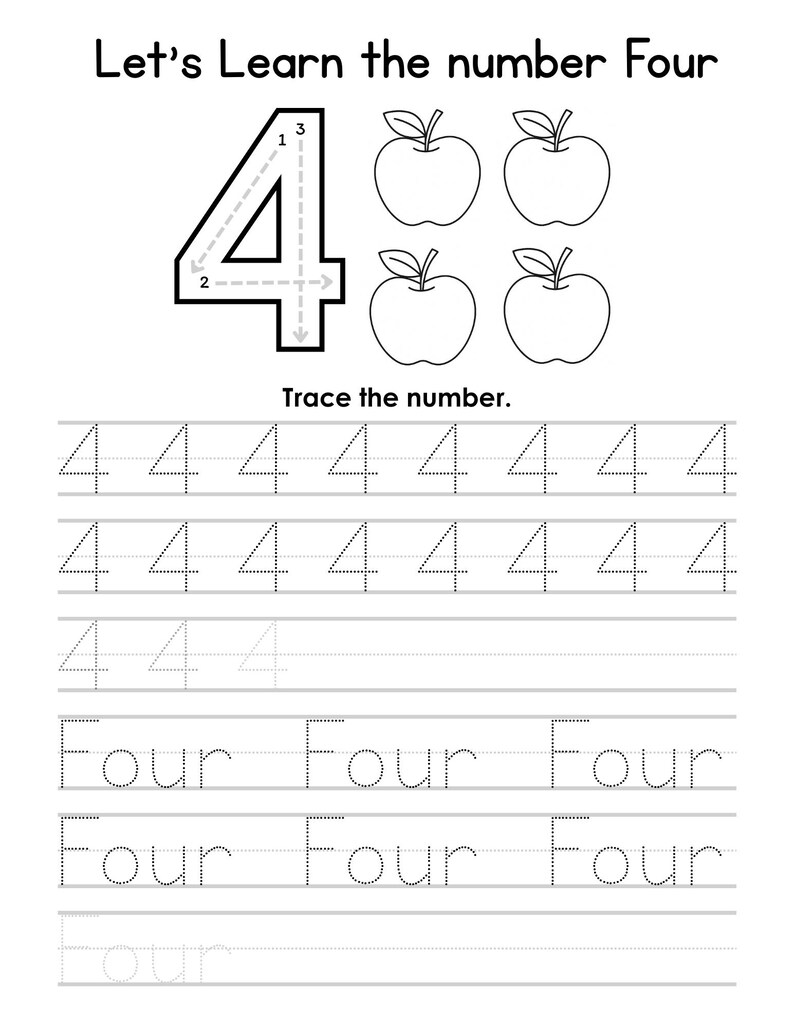Numbers 1–20 Tracing Worksheets | Preschool Printable | Learn to Write ...