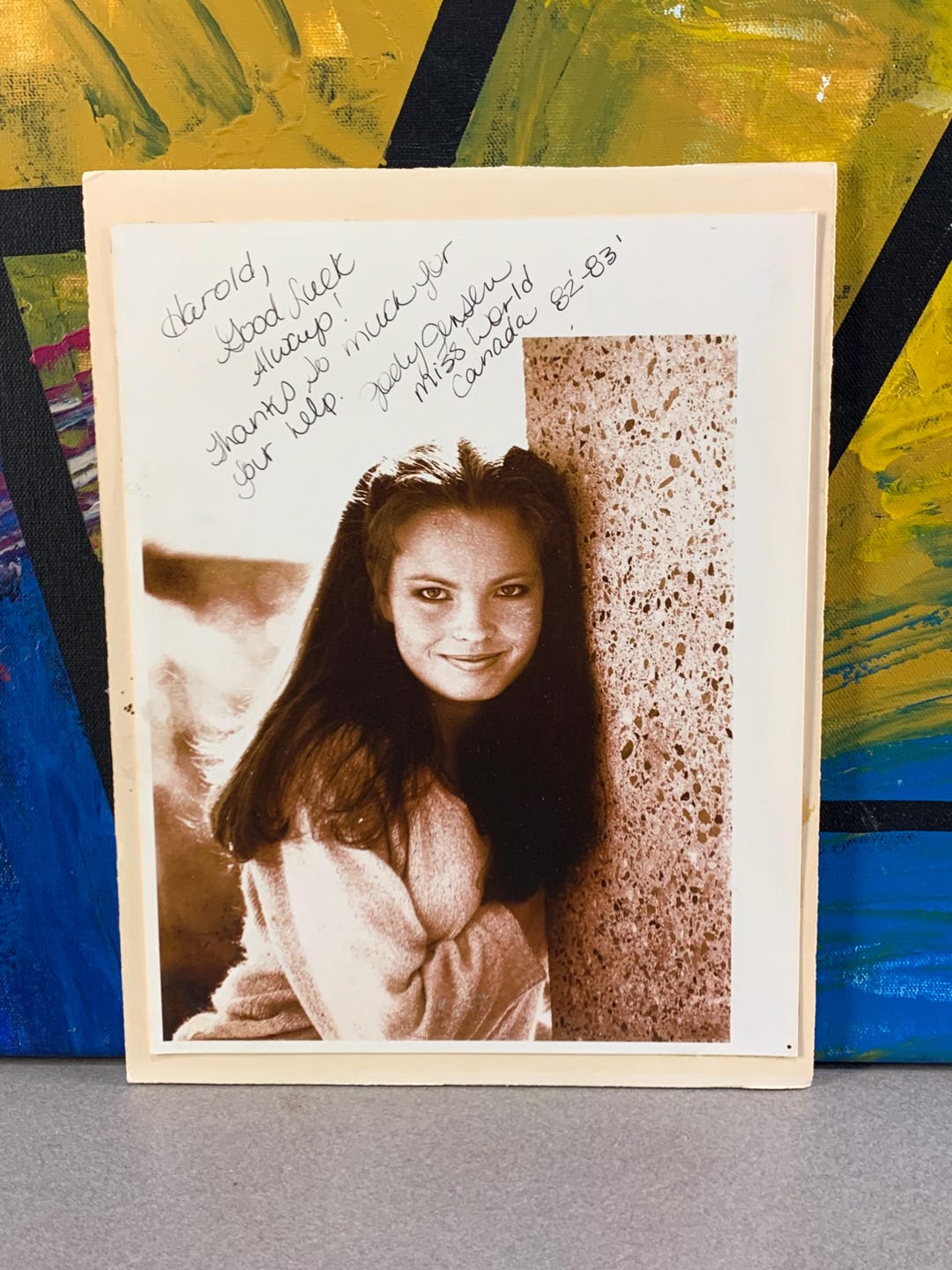 Jody Jensen Signed Photo | Hand-signed Autograph | Vintage Celebrity ...