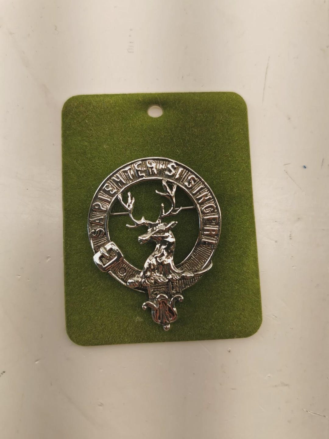 Vintage Macleod Scottish Clan Crest Badge | 2 1/4" Pin Brooch | New on ...