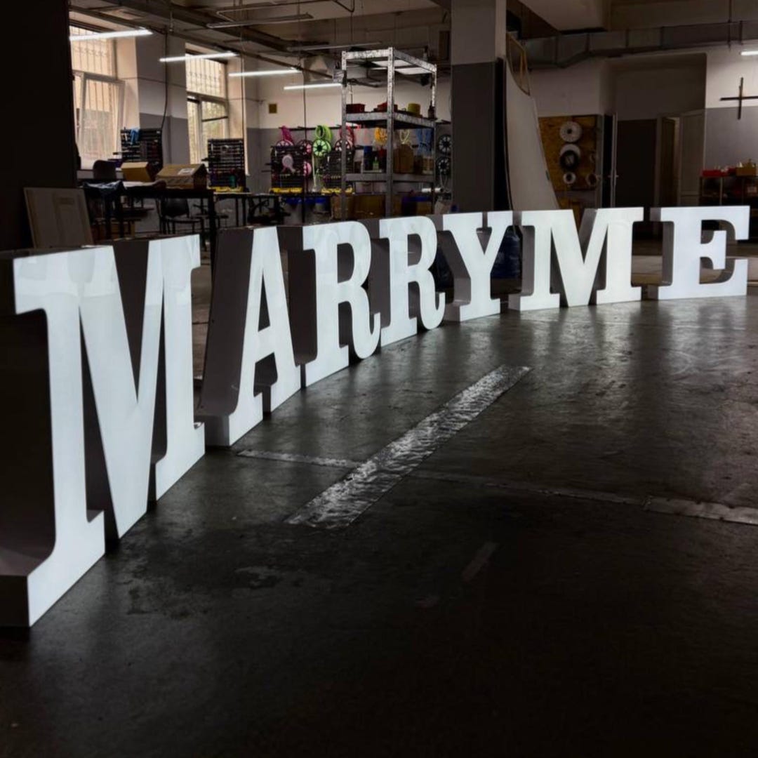 3D Letters – Acrylic LED Letters, Custom Logo Letters, Business Wall ...