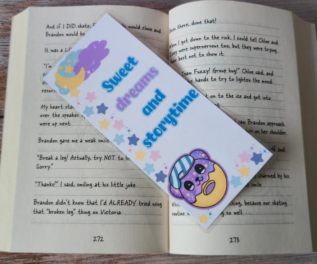 Kawaii Sweet Dreams Bookmark | Pastel Bedtime Bookmark for Kids and ...
