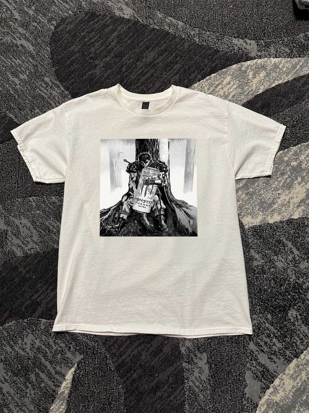 Berserk Guts Anime Monster Drink Meme T-shirt | Manga Funny Tee - Etsy ...