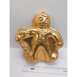 Vintage Large Copper Gingerbread Man Cake Pan or Mold 11" X 11" - Etsy