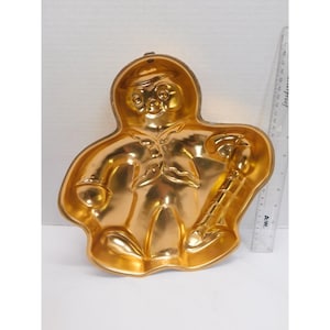 Vintage Large Copper Gingerbread Man Cake Pan or Mold 11" X 11" - Etsy