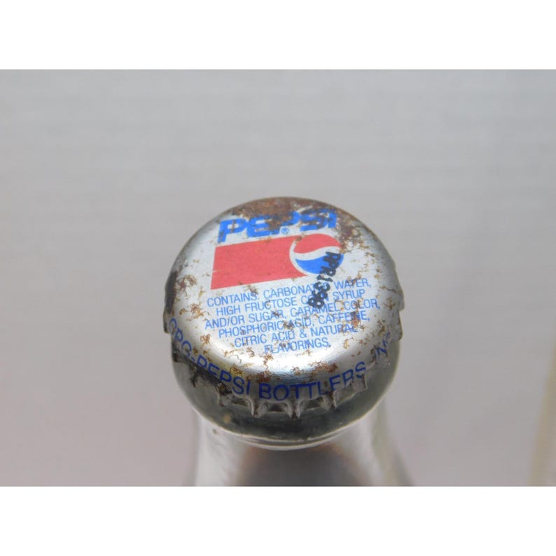 Vintage Sparkling PEPSI COLA BOTTLE 12oz 1989 Replica Full Unopened - Etsy