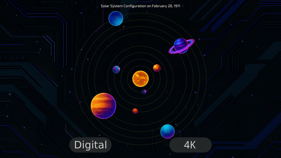 Planetary Portrait for [date] — Cyberpunk — 4K | (made-to-order ...
