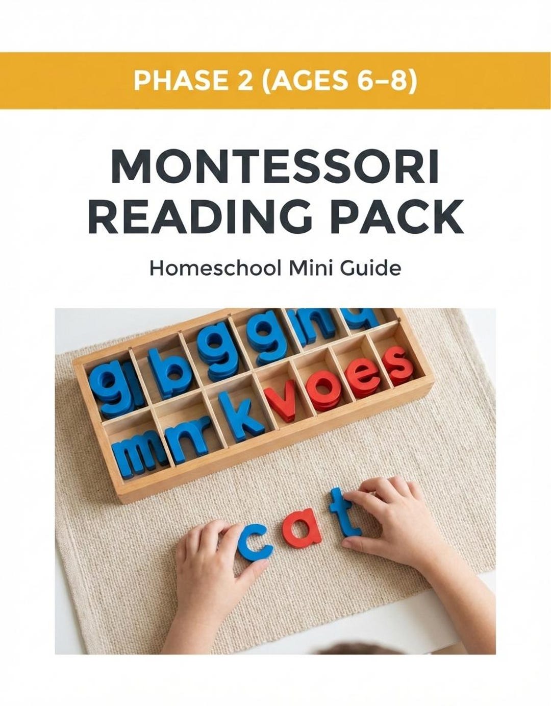 Montessori Reading Worksheets | Phase 2 Ages 6–8 | Reading ...