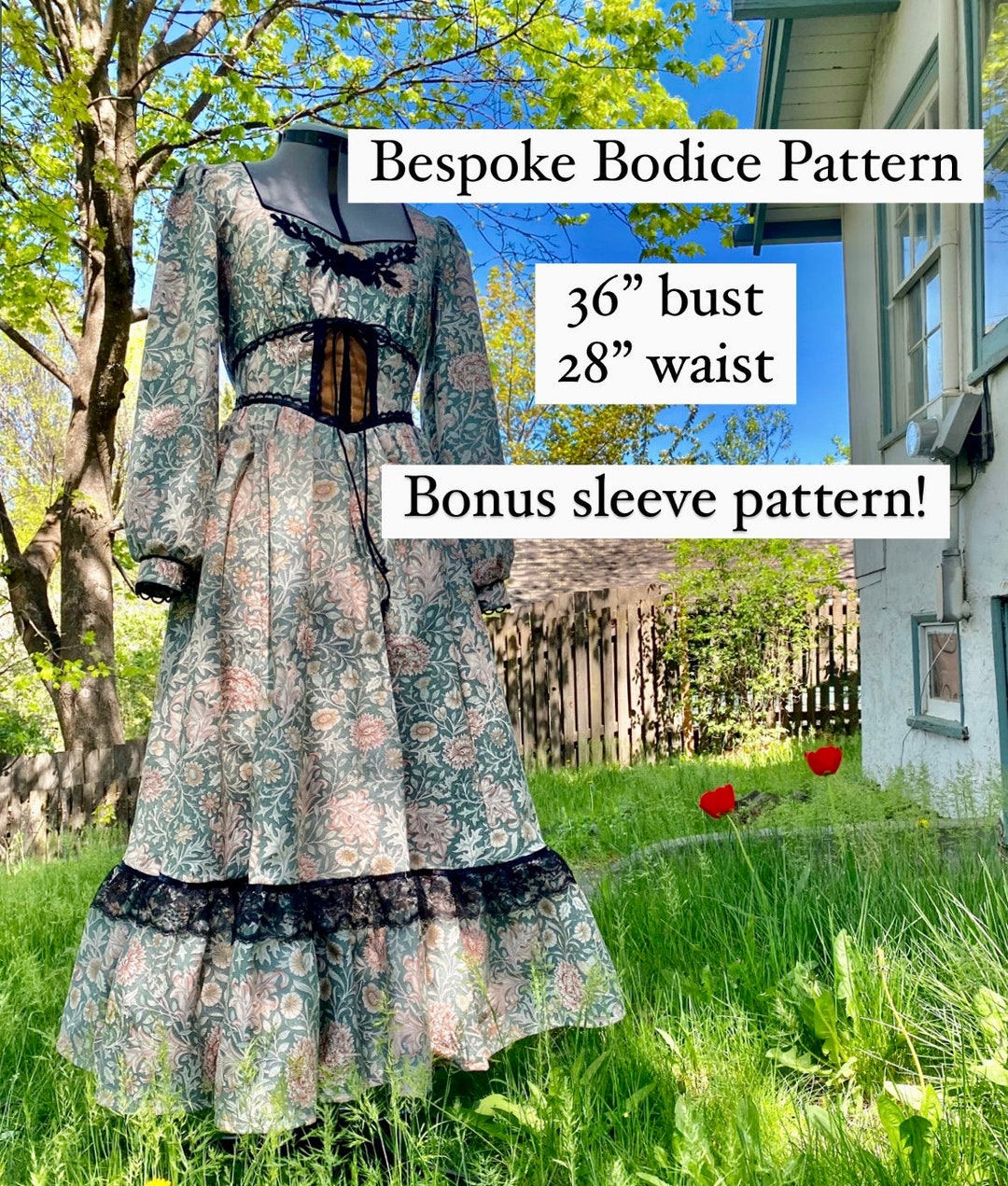 Aurora Bodice and Sleeve Pattern - Etsy