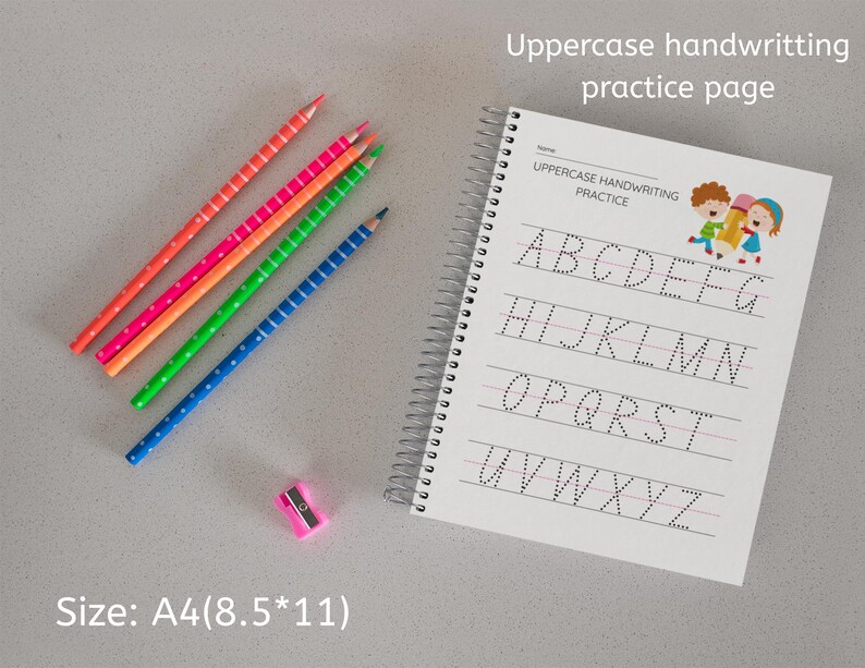 Uppercase Lowercase Handwriting Practice, Alphabet Tracing Worksheets ...