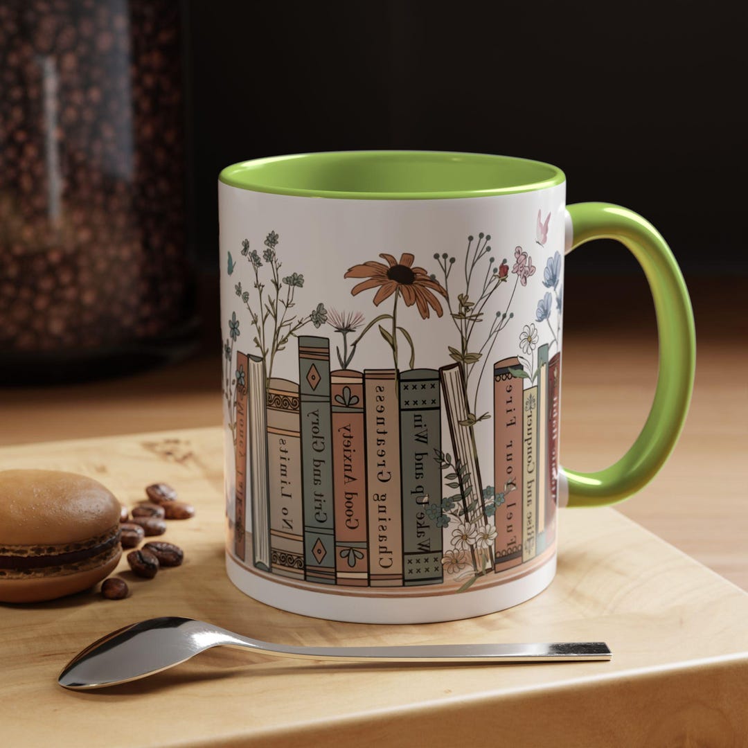Motivational Book Stack Art Inspirational Home Decor Print Positive ...