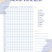 Yearly Mood Tracker Template | Mental Wellness Chart for Daily Feelings ...