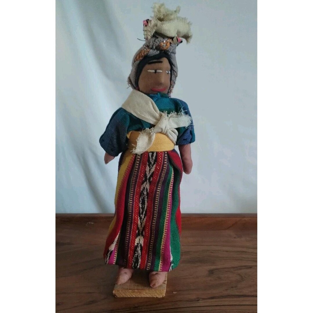 VTG Traditional Peruvian Cloth Doll - Etsy