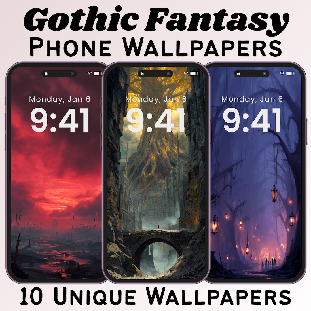 Gothic Fantasy iPhone & Android Wallpapers: Dark Castle 4K Backgrounds ...