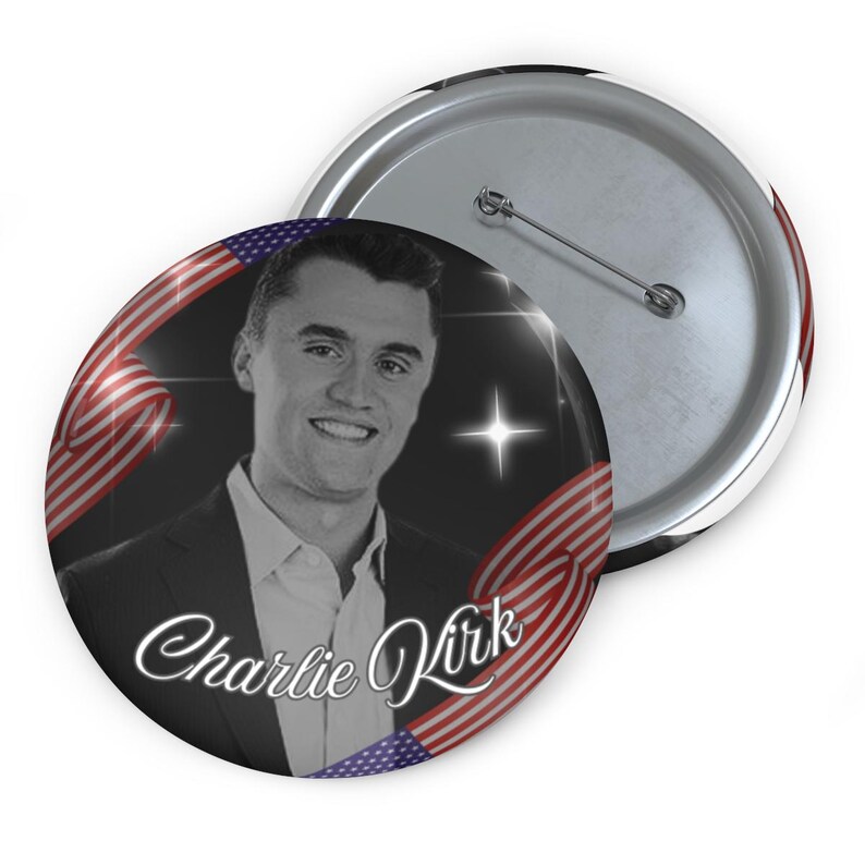 3" Charlie Kirk Memorial Button Set – 5 Patriotic Pin Designs - Etsy ...