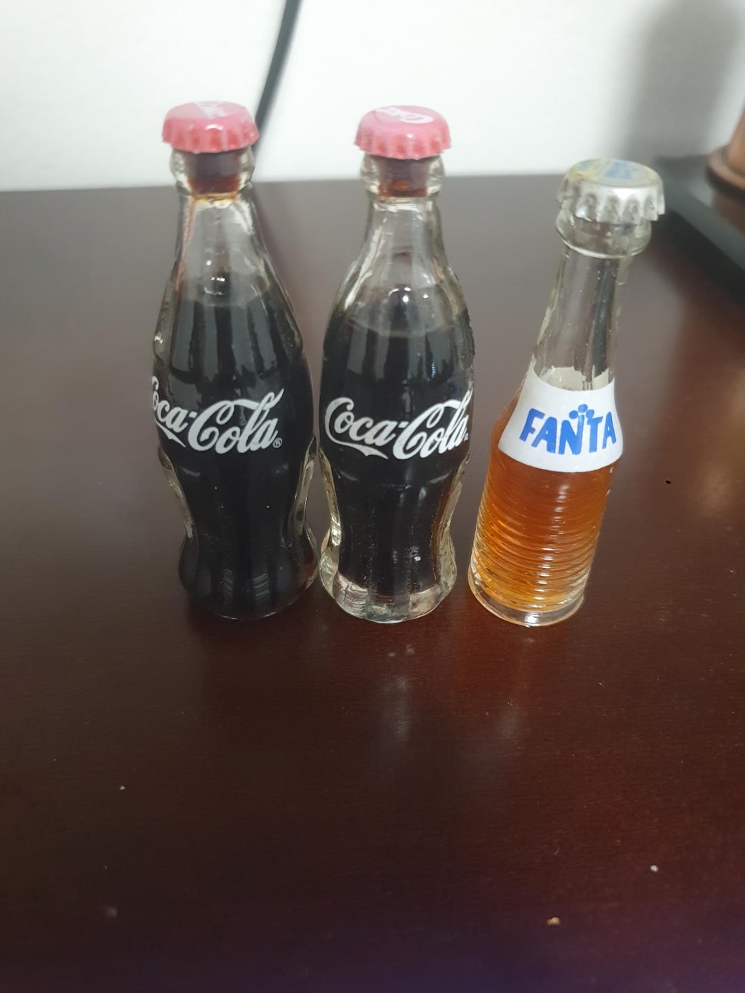 Vintage Miniature Coca-cola & Fanta Glass Bottle Set – 1960s–1970s ...