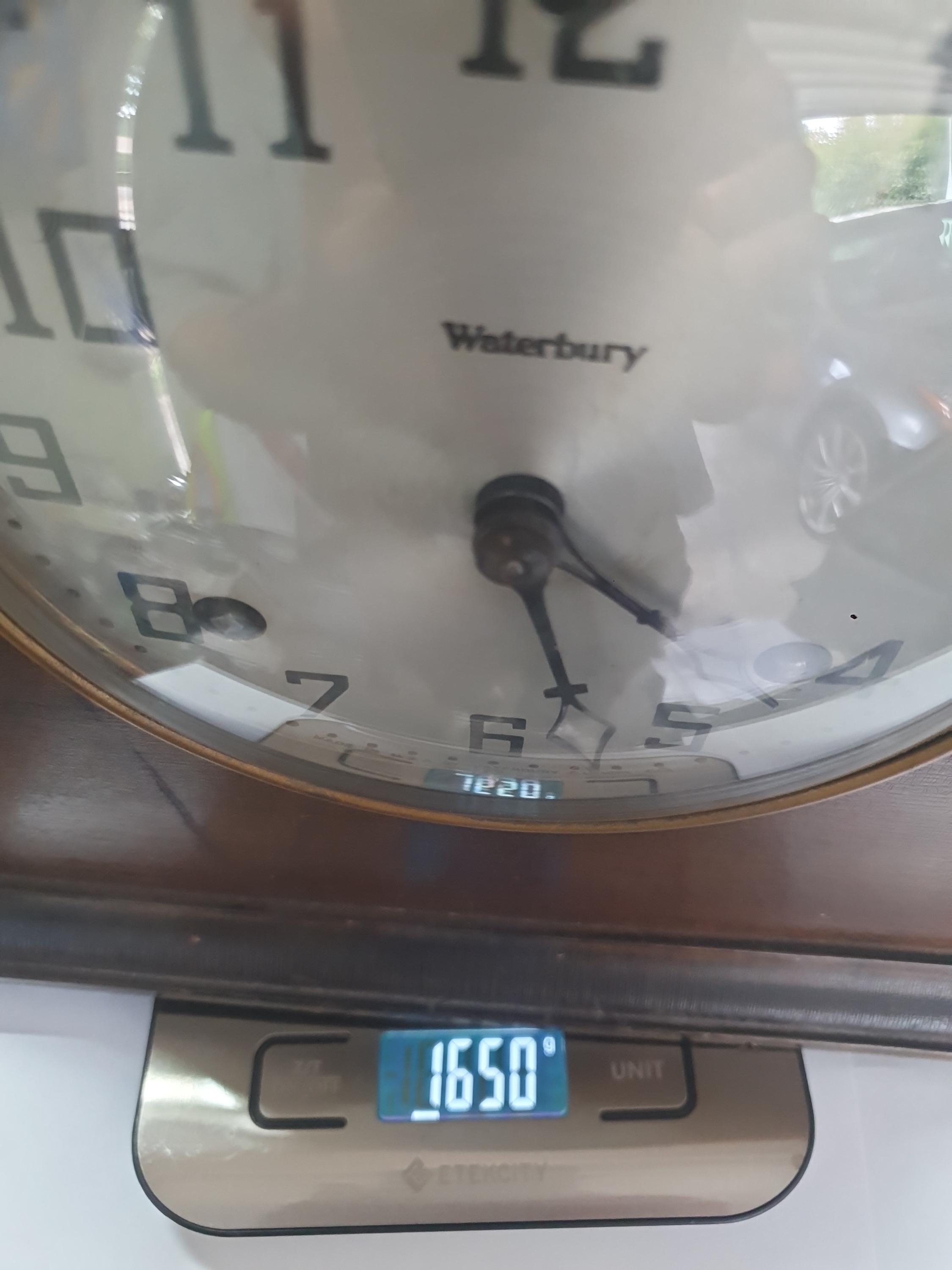 Vintage 1930s Waterbury Mantel Clock – Mechanical Wind-up – Art Deco ...