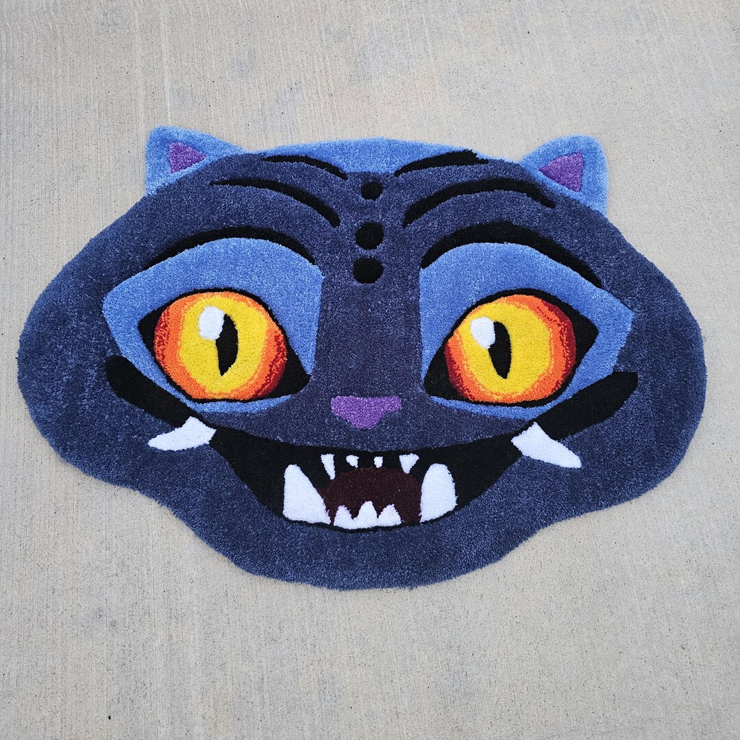Kpop Demon Hunters - Derpy Tiger Tufted Rug - Handmade - Etsy