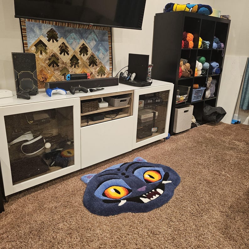 Kpop Demon Hunters - Derpy Tiger Tufted Rug - Handmade - Etsy