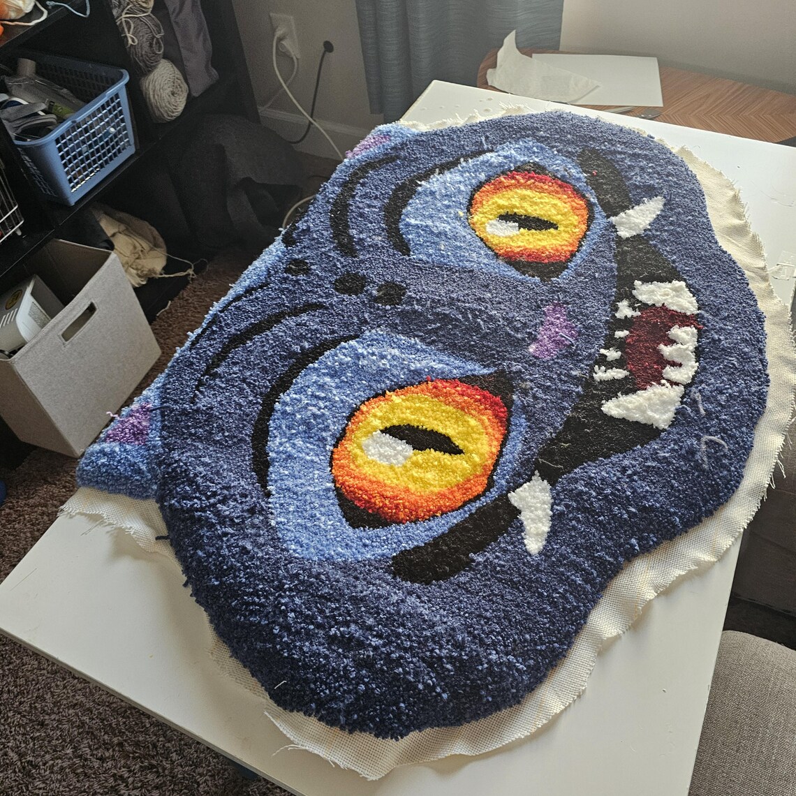 Kpop Demon Hunters - Derpy Tiger Tufted Rug - Handmade - Etsy