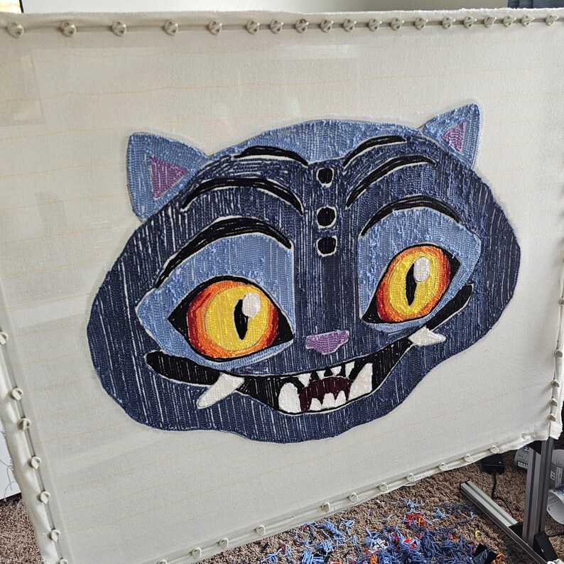Kpop Demon Hunters - Derpy Tiger Tufted Rug - Handmade - Etsy