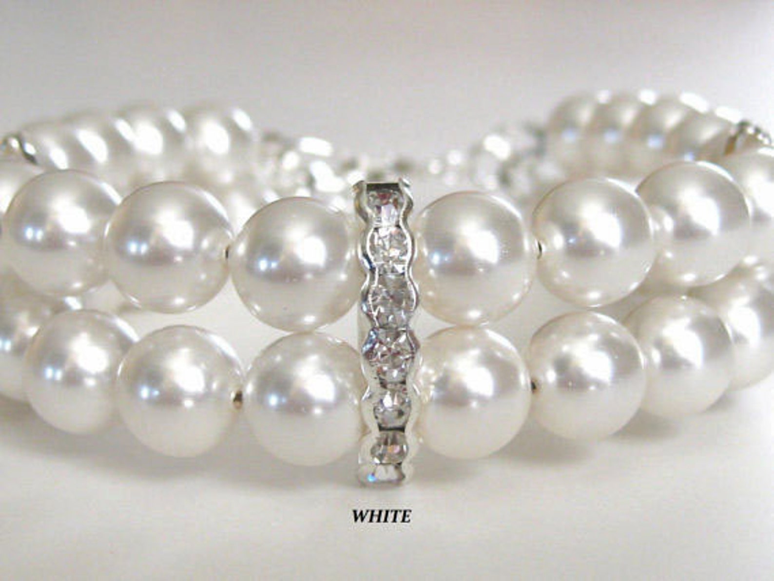 Pearl Cuff Bracelet, Pink Pearl Wedding Bracelet, Bridal Jewelry ...