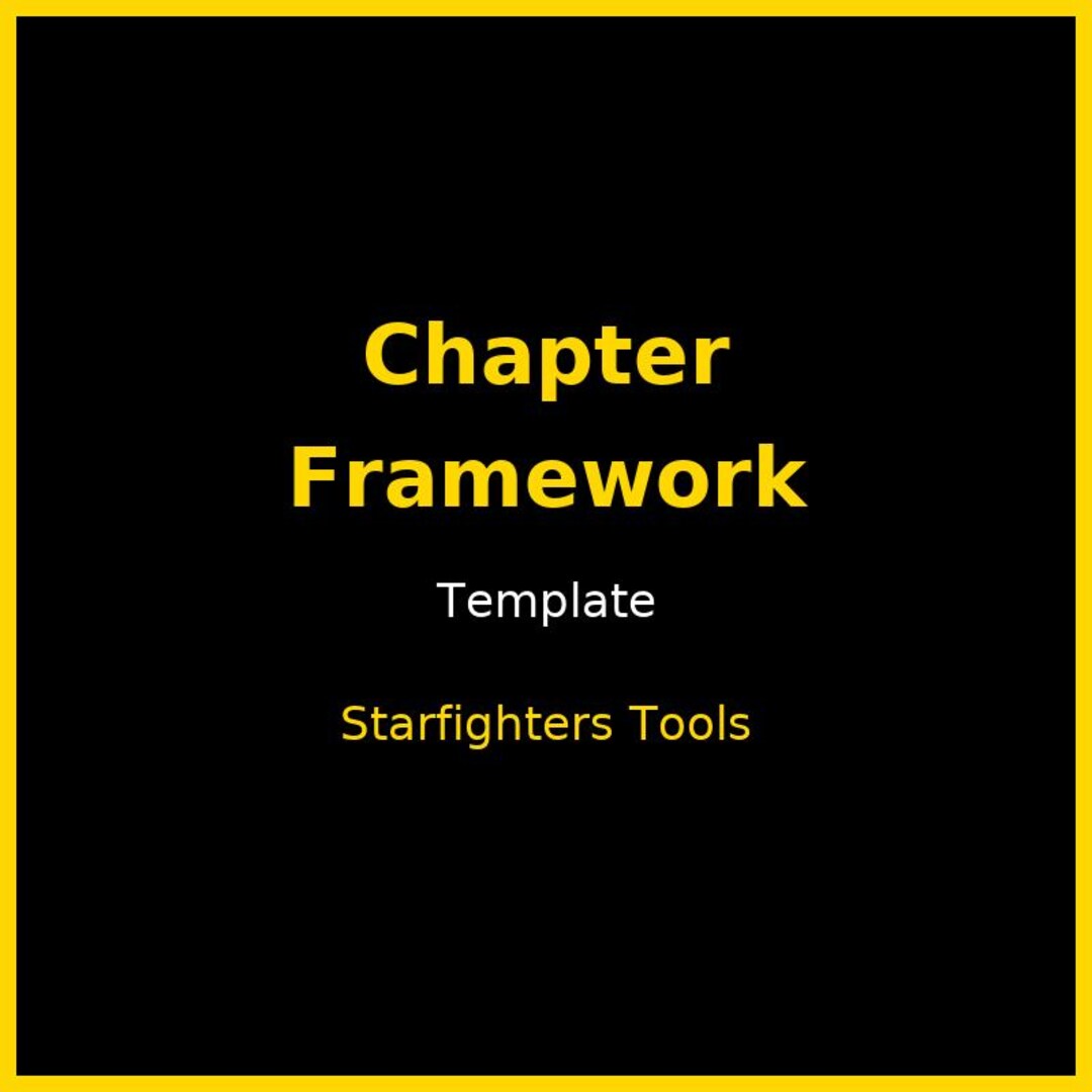 Chapter Framework Template | Novel Writing Structure PDF | Episodic ...