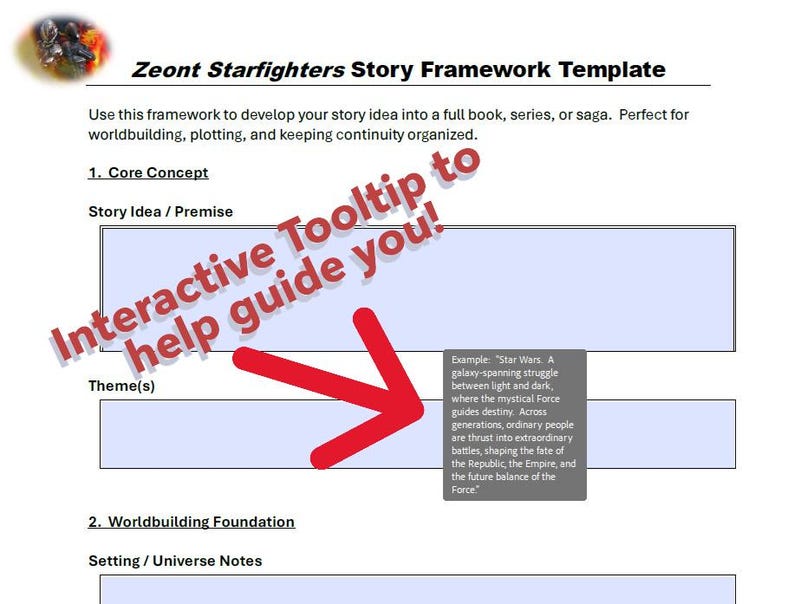 Story Framework Template | Novel and Series Planning PDF | Writing ...