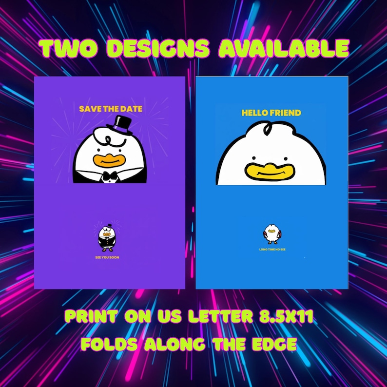 Kpop Demon Hunters Save the Date and Hello Friend Cards - Thank You ...