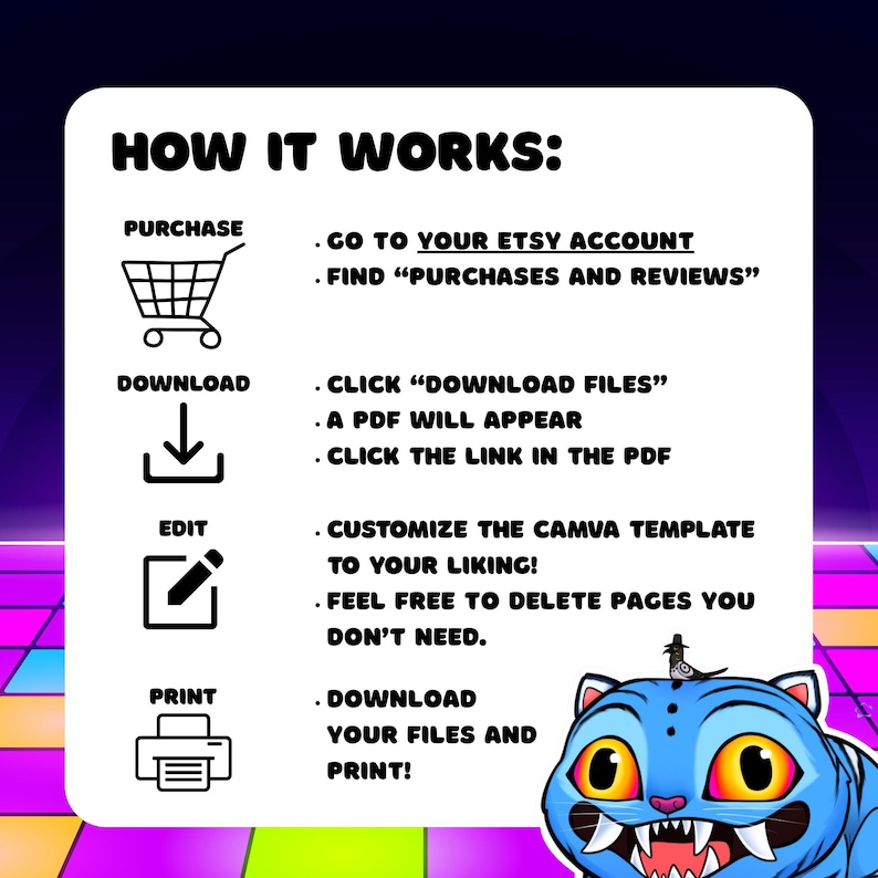 K-pop Demon Hunter Birthday Party Bundle | Derpy the Cat | Huntrix ...