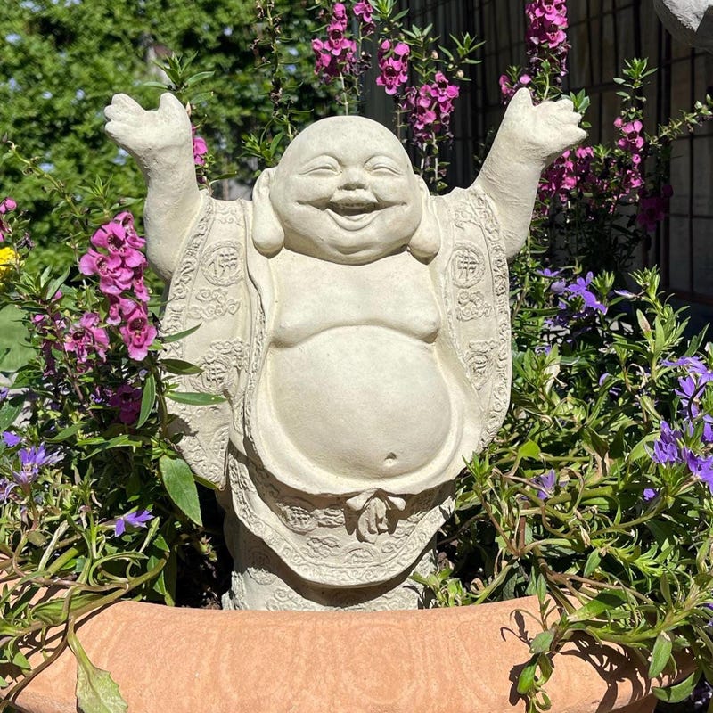 Chinese Buddha Fat Statue - Etsy