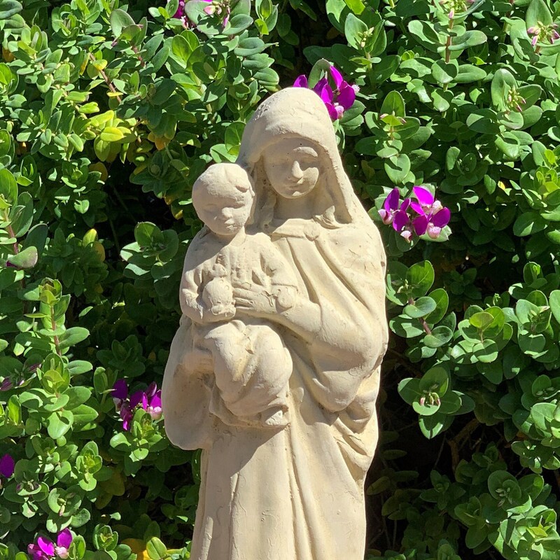 Outdoor Mary Statue - Etsy