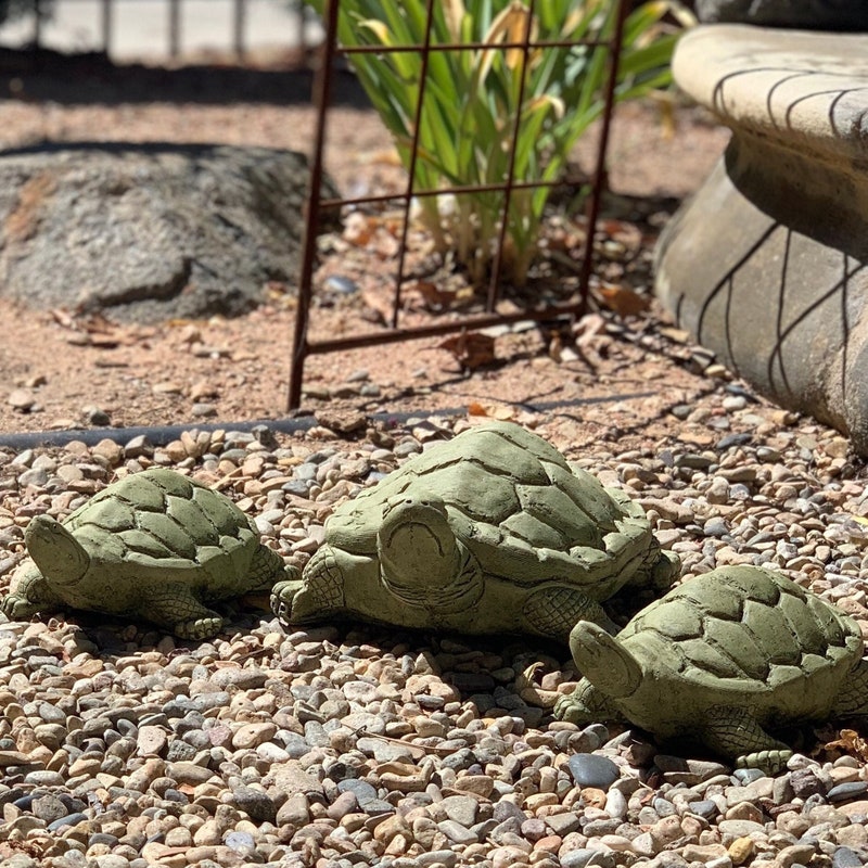 Large Garden Turtle Statue - Etsy