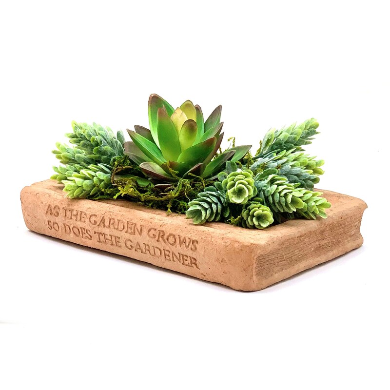 Book Planter - Etsy