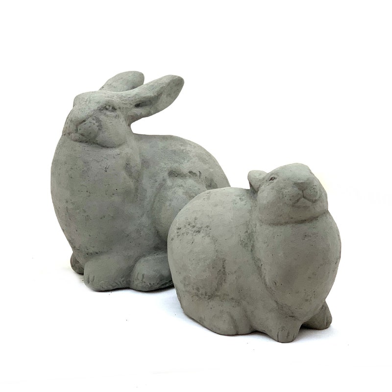 Rabbit Garden Statue - Etsy