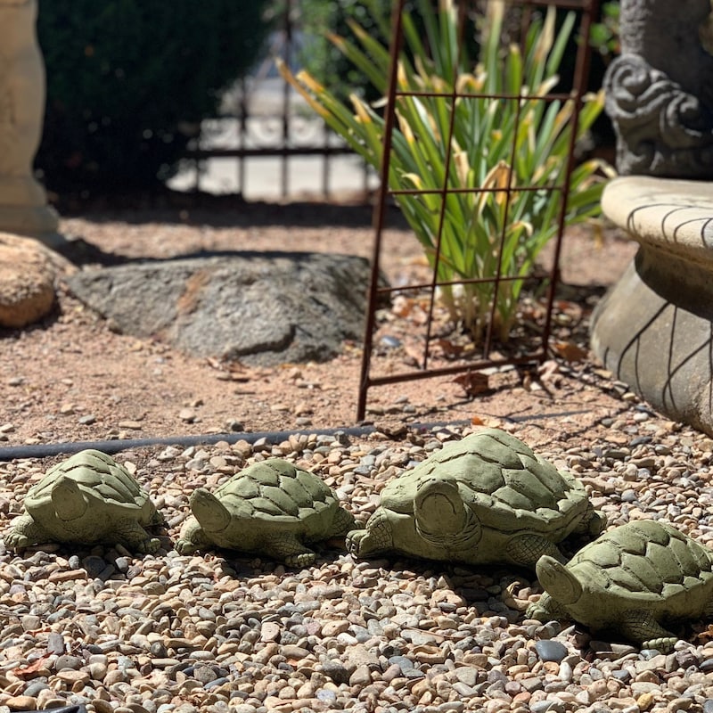 Large Garden Turtle Statue - Etsy