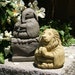 ZEN ELEPHANT BUDDHA: Solid Stone Sculpture. Home & Garden Statue ...