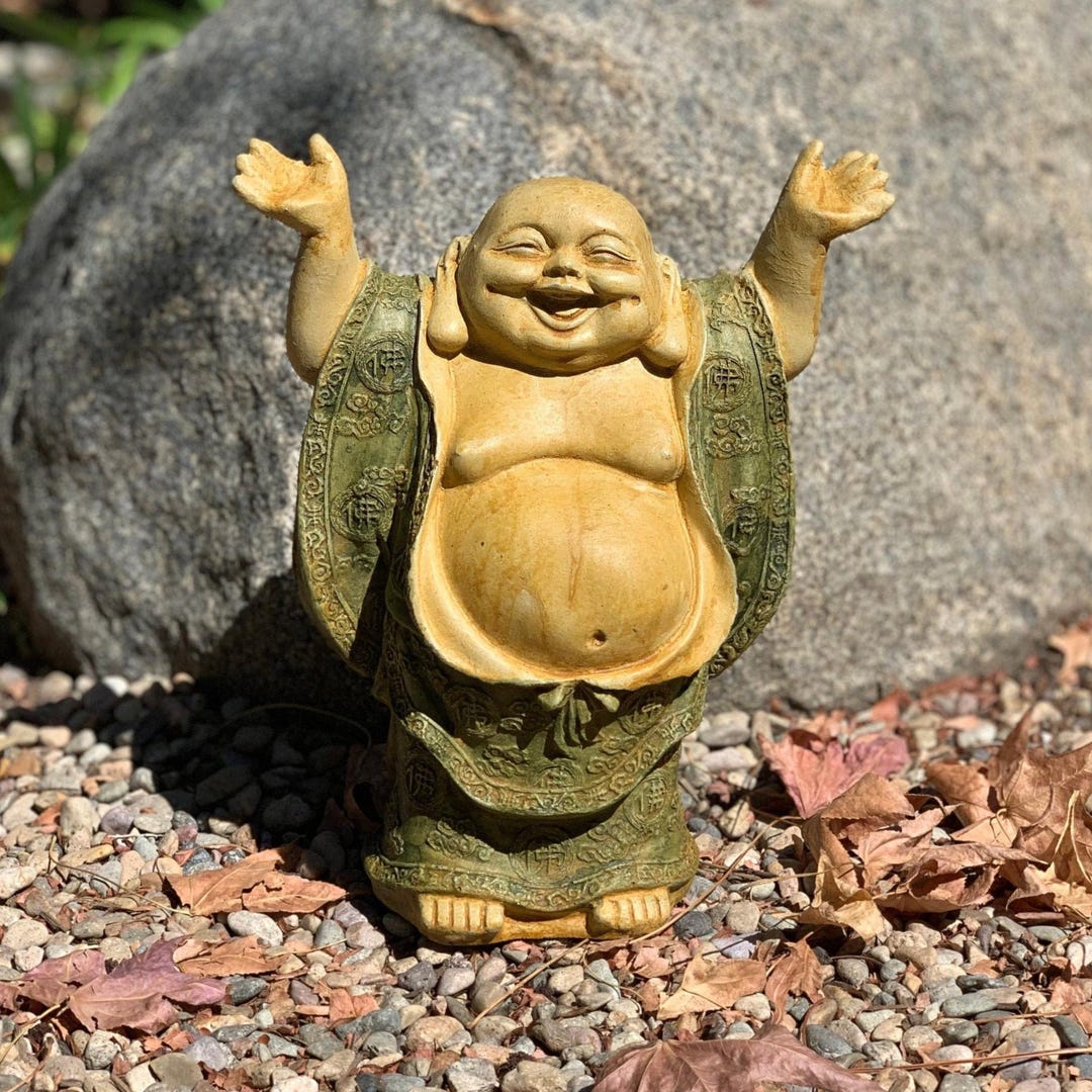 SUPER HAPPY HOTEI: Solid Stone Buddha Statue. Custom Home & Garden Gift ...